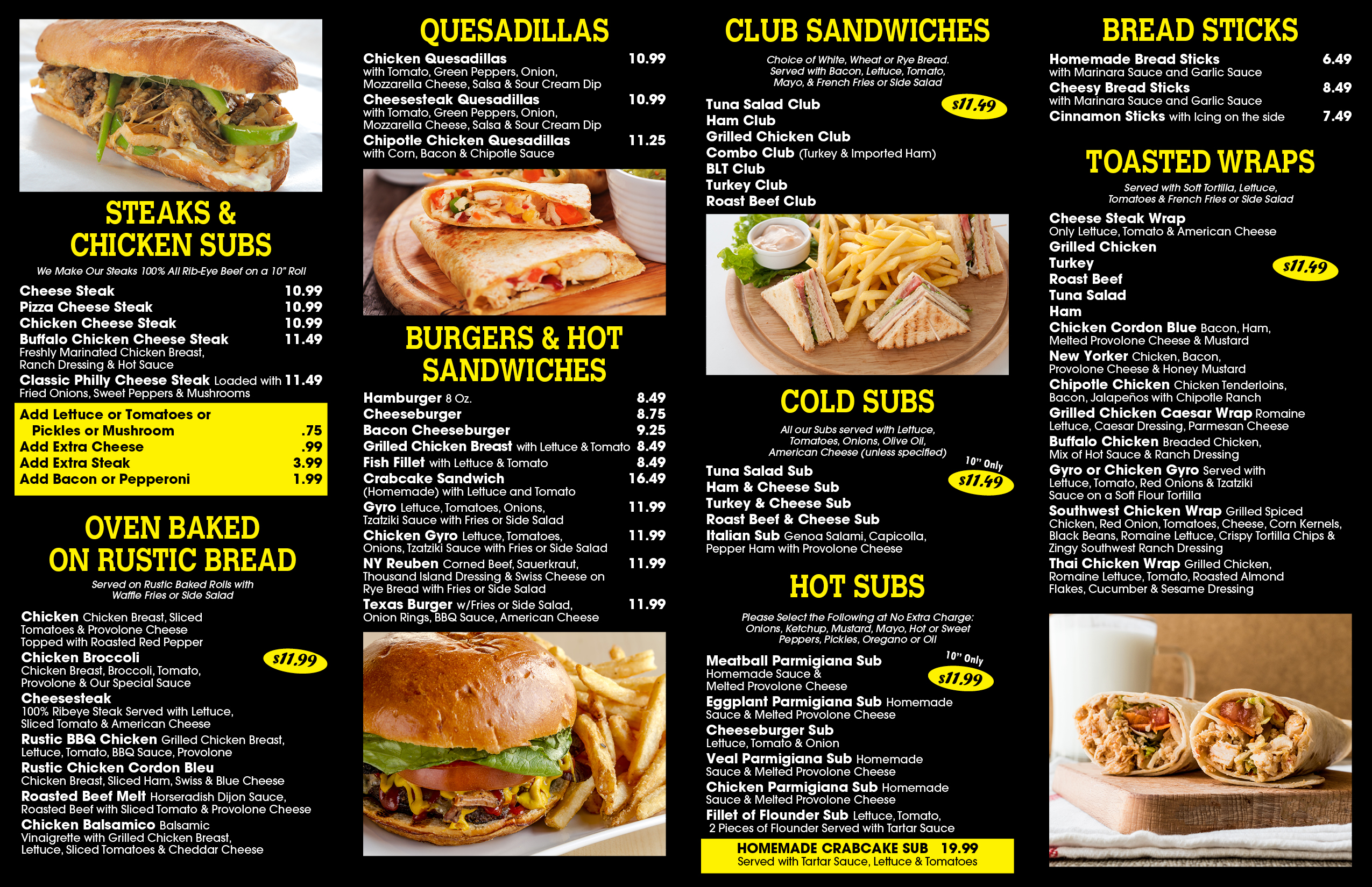 Our Menu | Red Zone Pizzeria